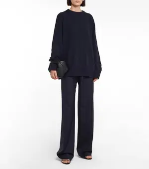THE ROW Sibem Wool And Cashmere Sweater - Blue
