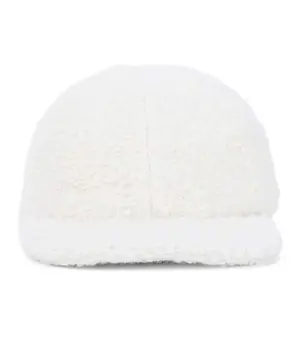 Gabriela Hearst Boucle Baseball Cap - White