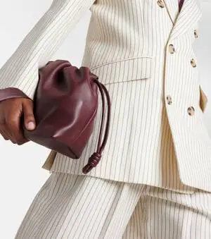 FRAME Striped Cotton And Linen Blazer