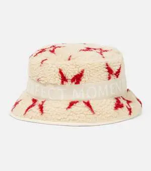 Perfect Moment Star Sherpa Fleece Bucket Hat - Beige