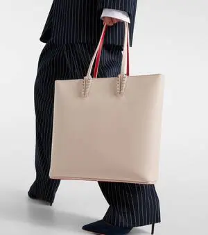 CHRISTIAN LOUBOUTIN Cabata Tote - Beige