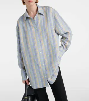 TOTEME Checked Oversized Shirt