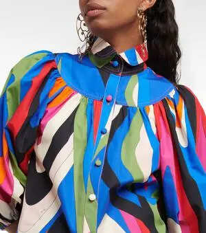 Emilio Pucci Printed Cotton Blouse