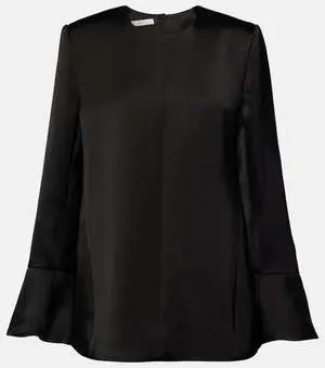 Co Satin Crepe Blouse