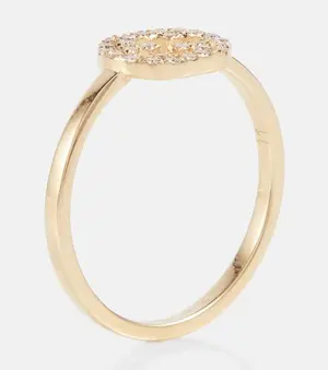 Gucci Interlocking G 18kt Ring With Diamonds