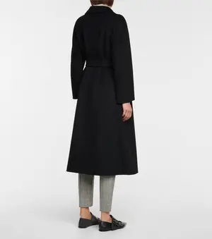 Max Mara Esturia Belted Virgin Wool Coat