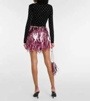 Rabanne Embellished Miniskirt
