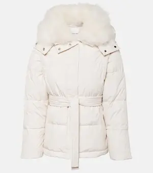 YVES SALOMON Belted Down Jacket