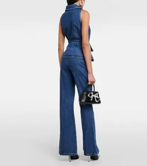 SELF-PORTRAIT Denim Jumpsuit