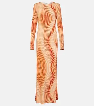 Tove Malloree Printed Maxi Dress - Orange