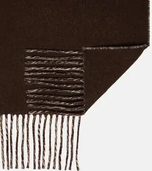 Jacquemus Echarpe Logo Virgin Wool Scarf