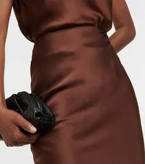 THE SEI Bias Silk Satin Maxi Skirt