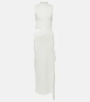 Galvan Nova Beaded Knit Gown