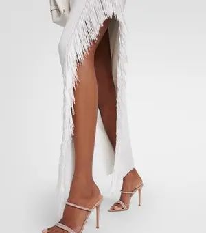 Galvan Nova Beaded Knit Gown