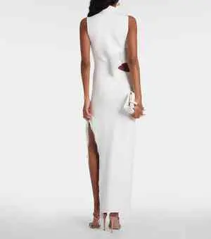 Galvan Nova Beaded Knit Gown