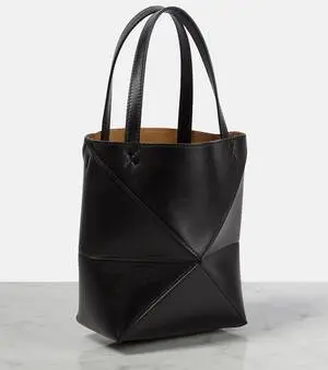Loewe Puzzle Fold Mini Tote - Black