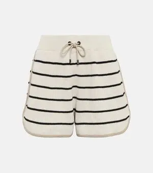 Brunello Cucinelli Striped Cotton Shorts