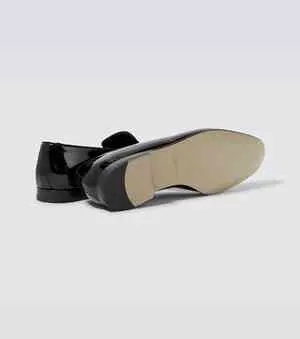 Manolo Blahnik Mario Patent Leather Loafers