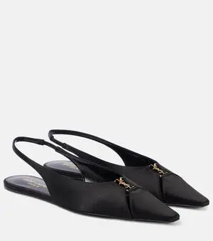 Saint Laurent Slingback Flats For Women