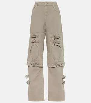 Blumarine Cutout Mid-rise Boyfriend Jeans