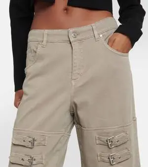 Blumarine Cutout Mid-rise Boyfriend Jeans