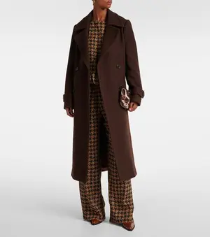 Dries Van Noten Houndstooth Straight Pants