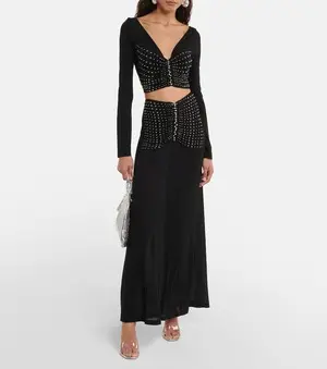 Rabanne Embellished Maxi Skirt