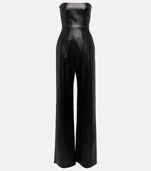 Alex Perry Strapless Jumpsuit - Black
