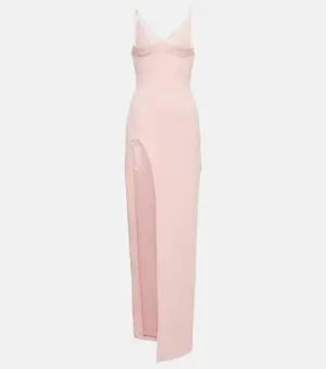 David Koma Side-slit Maxi Dress