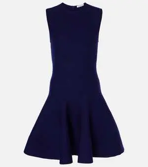 Alaïa Wool-blend Mini Dress
