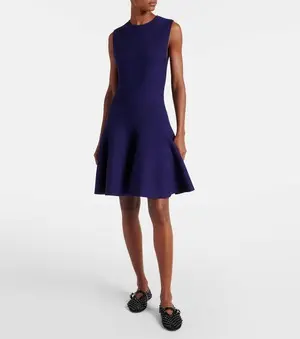 Alaïa Wool-blend Mini Dress