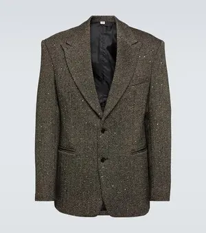WINNIE N.Y.C Herringbone Wool-blend Jacket