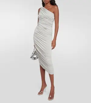Norma Kamali Diana Jersey Midi Dress