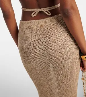 BANANHOT Alma Crochet Maxi Skirt