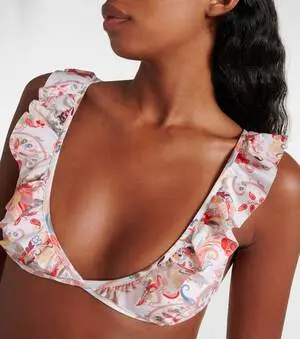 Etro Paisley Ruffled Bikini
