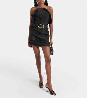 Magda Butrym Silk Taffeta Minidress