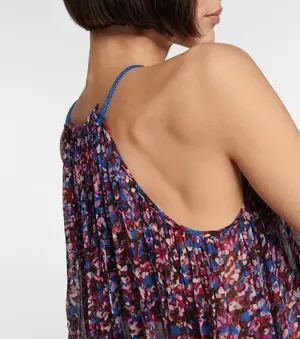 MARANT ETOILE Fabino Printed Georgette Top