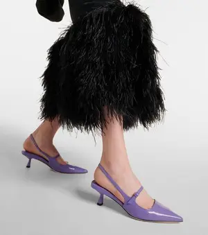 JIMMY CHOO Didi 45 Slingback Pumps - Purple