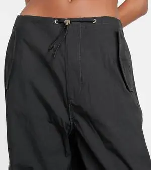 DION LEE Cotton-blend Wide-leg Pants
