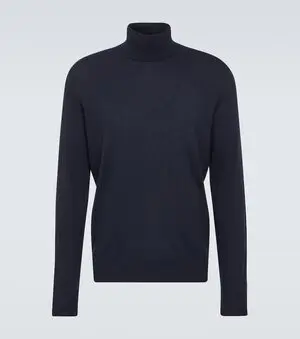 Loro Piana Cashmere Turtleneck Sweater - Blue