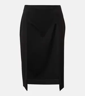 JEAN PAUL GAULTIER X Lotta Volkova High-rise Shorts - Black