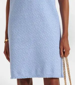 Dolce & Gabbana Dg Wool-blend Tweed Minidress