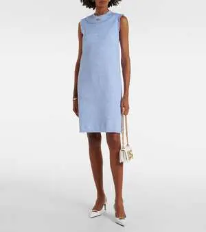 Dolce & Gabbana Dg Wool-blend Tweed Minidress