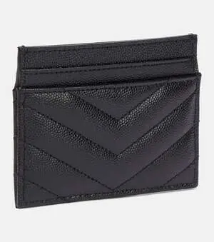 Saint Laurent Cassandre Leather Card Holder