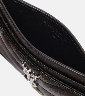 Saint Laurent Cassandre Leather Card Holder