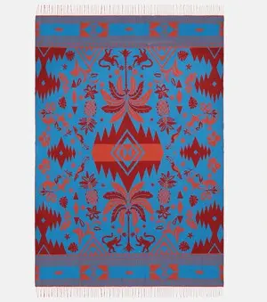 Alanui Explosion Of Nature Summer Jacquard Throw - Multicoloured