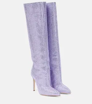 Paris Texas Holly Embellished Knee-high Boots
