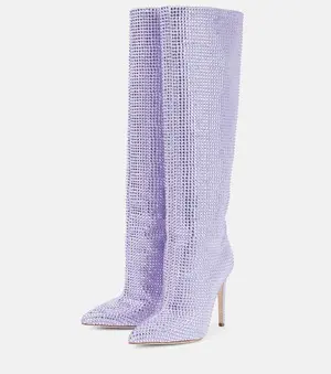 Paris Texas Holly Embellished Knee-high Boots