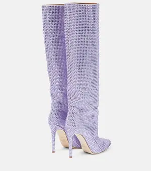 Paris Texas Holly Embellished Knee-high Boots