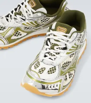 Bottega Veneta Orbit Sneakers - Green